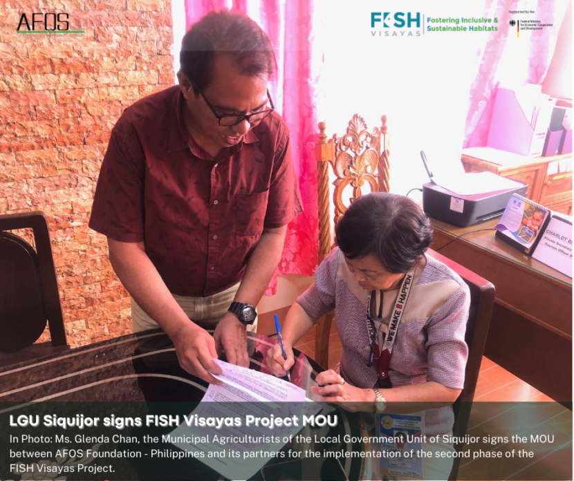LGU Siquijor Signs FISH Visayas Project MOU – Home